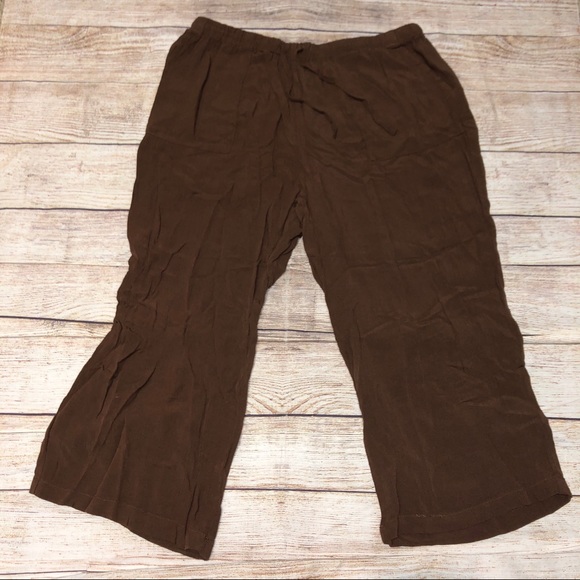 Laura Scott | Pants & Jumpsuits | Laura Scott Womens Crepe Drawstring ...